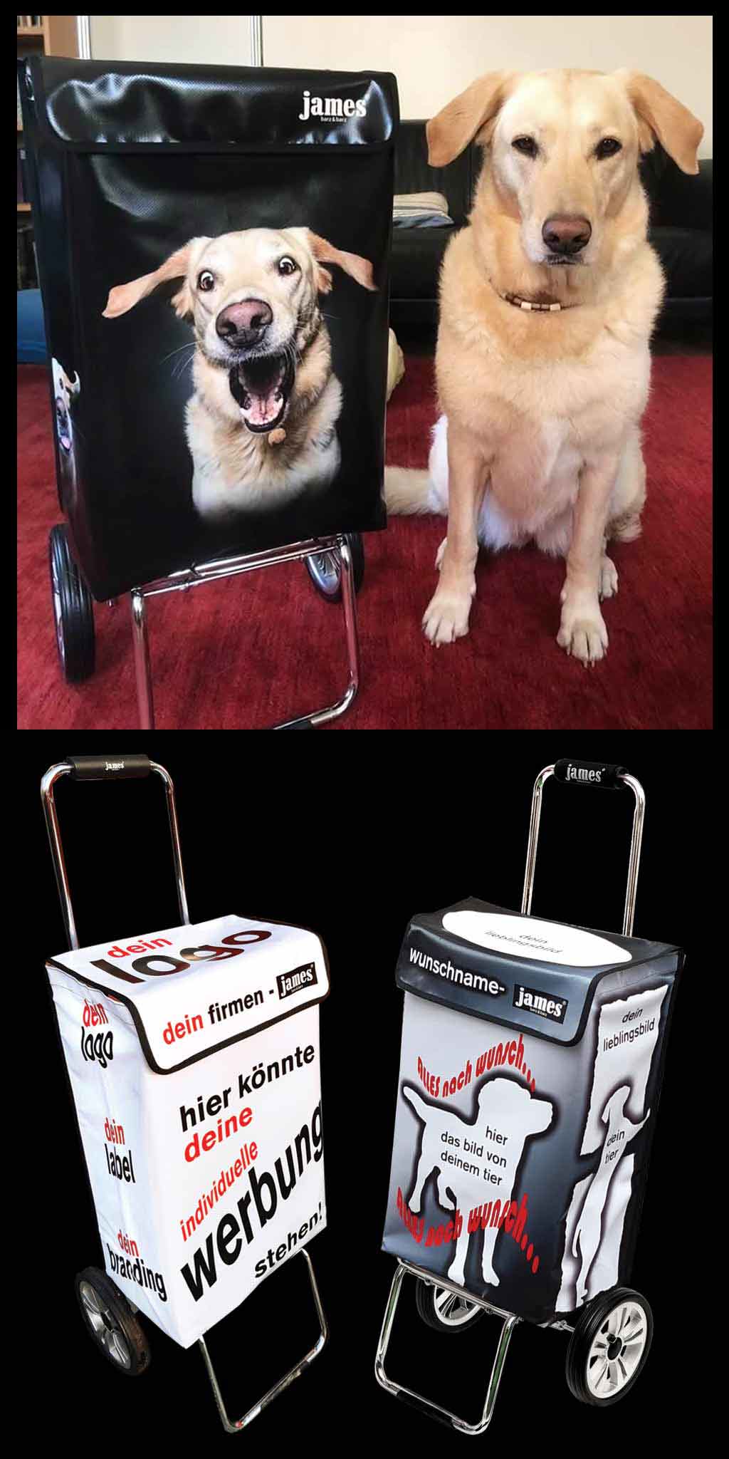 James® - der kultige Einkaufs-Butler – James-Shop